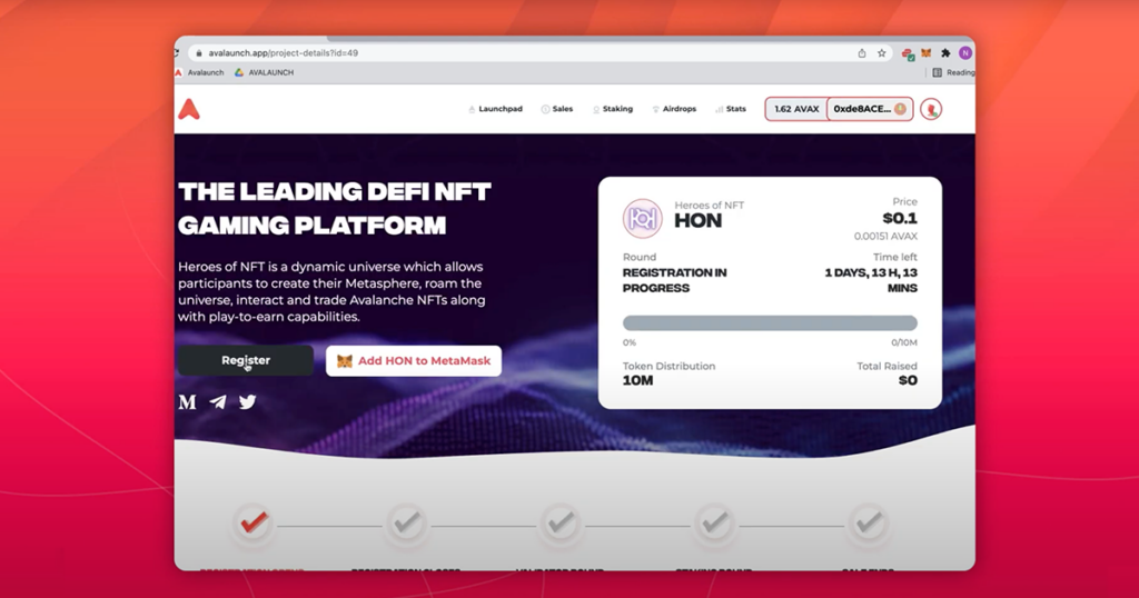 Homepage - Avalaunch